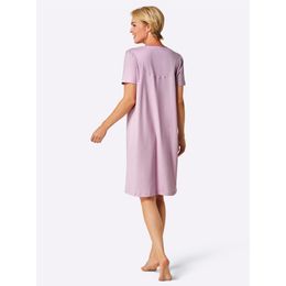 w&auml;schepur W&Auml;SCHEPUR Damen Nachthemd "Nachthemd", Gr. 40, rosa, 100% Baumwolle, unifarben, Kleider