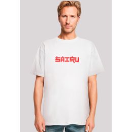 F4NT4STIC Herren T-Shirt "Koi Fish Oversize Japan Streetstyle", wei&szlig;, Gr. XS, Obermaterial: 100% Baumwolle, Shirts, Japan Streetwear Styles