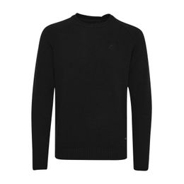 INDICODE Herren Strickfleece-Pullover "Strickpullover IDTorin", schwarz, Gr. XXL, Obermaterial: 46% Baumwolle CO recyc.. 34% Baumwolle CO. 20%