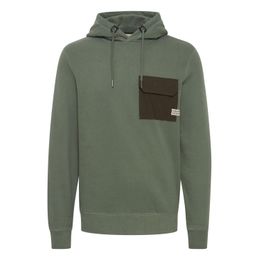 11 Project Herren Kapuzenpullover "Hoodie PRPelo", gr&uuml;n, Gr. S, unifarben, Obermaterial: 100% Baumwolle CO., Pullover