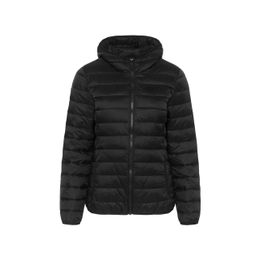SOCCX Damen Outdoorjackeschwarz, Gr. XXXL, bedruckt, bestickt, Steppware, Material: 100% Polyamid, Futter: 100% Polyester, F&uuml;llung: 100% Polyester,