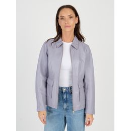 JCC Damen Lederjacke "3102222", lila, Gr. 38, Obermaterial: 100% Lammleder. Innenfutter: 100% Polyester, Jacken