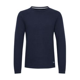 Blend Herren Strickfleece-Pullover "Strickpullover BHAlfons", blau, Gr. XL, Obermaterial: 100% Baumwolle CO., Pullover