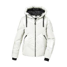 Killtec Damen Skijacke "KSW 100 WMN SKI QLTD JCKT", beige, Gr. 40, Oberstoff 1: 100% Polyamid/ Oberstoff 2: 100% Polyester, Futter: 100% Polyester,