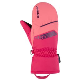 Ziener M&auml;dchen F&auml;ustlinge "LAVIVO-Z AQUASHIELD JUNIOR", rosa, Gr. 5, Polyester, Handschuhe, wasserdicht, winddicht, atmungsaktiv, warm