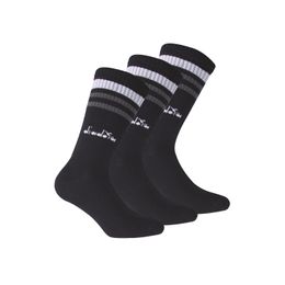 Diadora Herren Kurzsocken "Socken 3er Pack", Gr. 43, blau, Obermaterial: 80% Baumwolle CO. 18% Polyester PES. 2% Elasthan EL., Socken