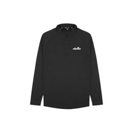 Ellesse Herren Longsweatshirt "Longsleeve Bovaro 1/2 Zip Top", schwarz, Gr. M, Obermaterial: 100% Polyester PES., Sweatshirts