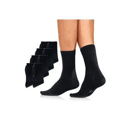 H.I.S. H.I.S Herren Basicsocken "Herren Business Socken Str&uuml;mpfe Anzugsocken Atmungsaktiver Baumwolle", Gr. 39, schwarz, Baumwolle, Baumwollmischung,
