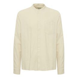 !Solid SOLID Herren Langarmhemd "Langarmhemd SDAllan", beige, Gr. XXL, Obermaterial: 58% Leinen LI. 42% Viskose CV., Hemden