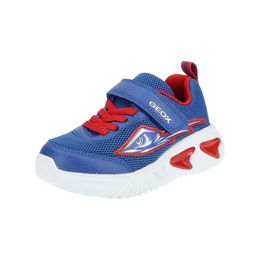 Geox Kinder Sneaker "Geox Sneaker Lederimitat/Mesh", Gr. 33, blau, Lederimitat, Textil, Schuhe