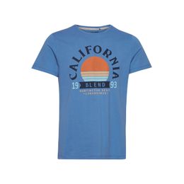 Blend Herren T-Shirt "T-Shirt BHOrtwin", blau, Gr. XL, Obermaterial: 100% Baumwolle CO., Shirts