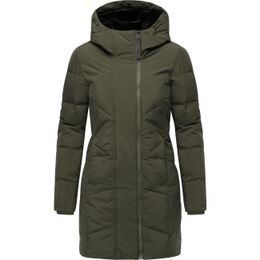 Ragwear Damen Steppmantel "Pevilla YOUMODO", gr&uuml;n, Gr. 6XL, Obermaterial: 100% Polyester. Innenfutter: 100% Polyester. Wattierung: 100% Polyester,