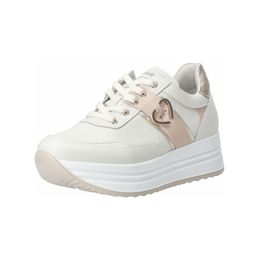 Nero Giardini Damen Plateausneaker "Nero Giardini Sneaker Lederimitat", Gr. 36, weiß, Lederimitat, Schuhe