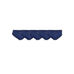 JBS of Denmark JBS Herren Slip "Slip 5er Pack", Gr. XL, blau, Obermaterial: 100% Baumwolle CO., Unterhosen