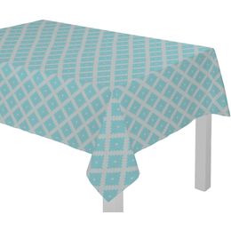 Tischdecke Adam, B:80cm L:80cm, blau, Bio-Baumwolle, Tischdecken, "Maroccan Shiraz", aus 100% Bio-Baumwolle