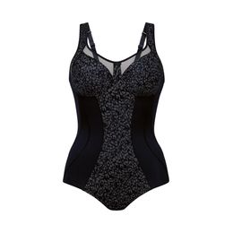 Anita Damen Miederbody "Komfort Korselett Clara Art", Gr. 80, schwarz, Obermaterial: 60% Polyamid PA. 40% Elasthan EL., Bodys