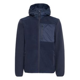 North Bend Herren Fleecejacke "Fleecejacke NBMatej M", blau, Gr. L, unifarben, Obermaterial: 100% Polyester PES., Jacken