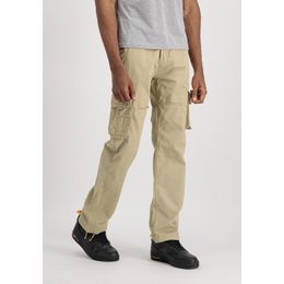 Herren Cargohose "Jet Pant", wei&szlig;, Gr. 34, Alpha Industries, Obermaterial: 100% Baumwolle; Futter: 100% Baumwolle, Hosen