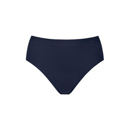 Mey Damen Taillenslip "SERIE EMOTION", Gr. 40, blau, Feinripp, Obermaterial: 50% Viskose, 46% Polyamid, 4% Elasthan, Unterhosen, Ohne auftragende