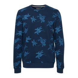 Blend Herren Longpullover "Sweatshirt BHSweatshirt", blau, Gr. M, Obermaterial: 60% Baumwolle CO. 40% Polyester PES., Sweatshirts