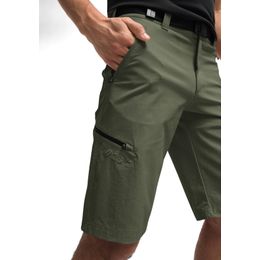 Maier Sports Herren Bermudas "Nil Bermuda", gr&uuml;n, Gr. 52, 90% Polyamid, 10% Elasthan, Hosen, kurze Herren Wanderhose, moderne Outdoor-Bermuda,
