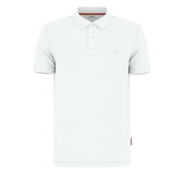 JOOP! JOOP JEANS Herren Poloshirt "Ambrosian", weiß, Gr. XL, clean, unifarben, Jersey, Obermaterial: 95% Baumwolle, 5% Elasthan, Shirts, mit Knopfleiste