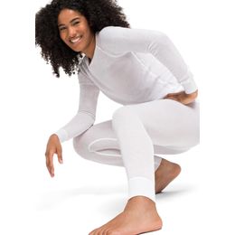 Maier Sports Damen Shirt & Hose "Lena", wei&szlig;, Gr. XS, 100% Polyester, KOB Set-Artikel, Damen Ski-W&auml;sche-Set, Funktionsw&auml;sche, Lange Unterhose +