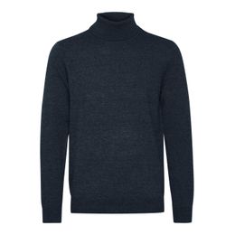 Blend Herren Rollkragenpullover "Rollkragenpullover BHCarsten", blau, Casual, Gr. XXL, meliert, Obermaterial: 100% Polyester PES., Pullover
