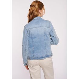 Haily's HAILY&rsquo;S Damen Jeansjacke "LS C DJK Ma44cy", blau, Gr. S, unifarben, Denim/Jeans, Obermaterial: 77% Baumwolle, 21% Polyester, 2% Elasthan, Jacken
