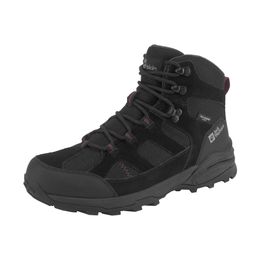 Jack Wolfskin Damen Wanderschuh "TRAIL HIKER TEXAPORE MID W", Gr. 38, schwarz, Leder, Textil, Schuhe, wasserdicht, Trekkingschuh