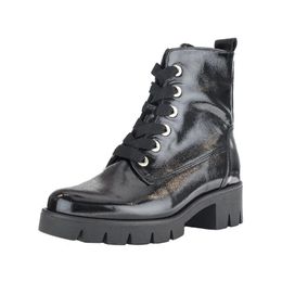 Gabor Damen Schn&uuml;rstiefelette "Gabor Stiefelette Leder", Gr. 40, schwarz, Leder, Schuhe