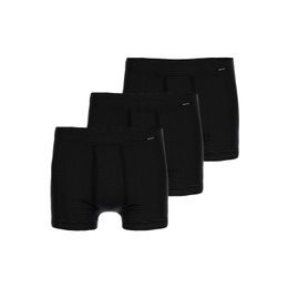 Ammann Herren Boxershorts "Boxershort Jeans Boxer Briefs 3P 3er Pack", Gr. XL, grau, Obermaterial: 75% Baumwolle CO. 25% Polyester PES., Unterhosen