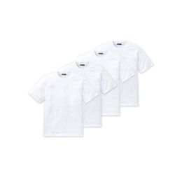 Schiesser Herren T-Shirt "T-Shirt American T-Shirt 4er Pack", wei&szlig;, Gr. XXL, Obermaterial: 100% Baumwolle CO., Shirts