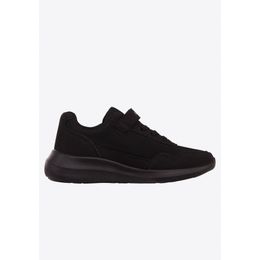 Lotto M&auml;dchen Sneaker, Gr. 30, schwarz, Synthetik, Textil, Schuhe, extra leicht & bequem