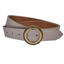AnnaMatoni Damen Lederg&uuml;rtel "AnnaMatoni Lederg&uuml;rtel Glim Lederg&uuml;rtel Glim", silber, Gr. 115, 100% Leder, G&uuml;rtel