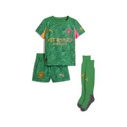 Puma Jungen Trainingsanzug "Manchester City 25/26 Torwart-Minikit Kinder", orange, Gr. 116, Obermaterial: 100% Polyester; Rippe: 100% Polyester,