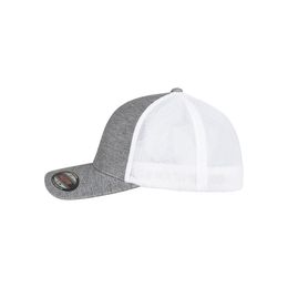 Flexfit Flex Cap "Flexfit Unisex Retro Trucker Melange Cap", grau, Gr. S, unifarben, 97% Baumwolle, 3% Elasthan, Caps