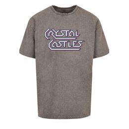 F4NT4STIC Damen T-Shirt "Atari Crystal Castles Retro Gaming", grau, Gr. XXL, Obermaterial: 100% Baumwolle, Shirts, Premium Qualit&auml;t