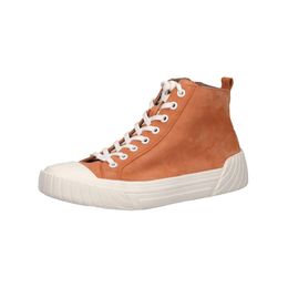 Caprice Damen Sneaker "Caprice Sneaker Veloursleder", Gr. 39, orange, Veloursleder, Schuhe