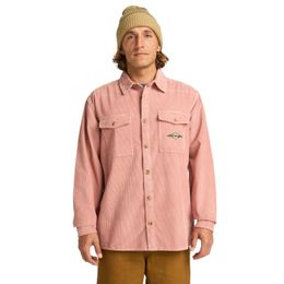 Billabong Herren Langarmhemd "Bong Days", rosa, Gr. L, 100% Baumwolle, Hemden