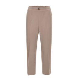 GOLDNER Damen 7/8-Hose "3/4-Professlan-Schlupfhose Martha"sand, Gr. 44, Obermaterial: 70% Polyester PES. 25% Viskose CV. 5% Eiderdaune Eider., Hosen