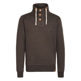 !Solid SOLID Herren Stehkragenpullover "Stehkragenpullover SDTripTroyer", braun, Gr. M, Obermaterial: 50% Baumwolle CO. 50% Polyester PES., Pullover