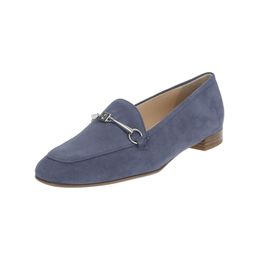 Högl HÖGL Damen Slipper "Högl Slipper Samt", Gr. 39, blau, Textil, Schuhe