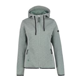 Icepeak Damen Outdoorjacke "Icepeak Midlayer Auen", gr&uuml;n, Gr. S, 100% Polyester, Jacken
