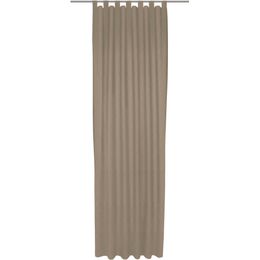Vorhang WIRTH, B:132cm H:175cm, grau, Jacquard, Polyester, Wohnzimmer, Gardinen, "Westport"