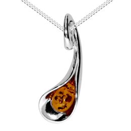 OSTSEE-SCHMUCK Damen Kette mit Anh&auml;nger "OSTSEE-SCHMUCK Kette mit Anh&auml;nger Jeanne", 42cm, Silber 925 (Sterlingsilber), L: 42, silber, Silber 925