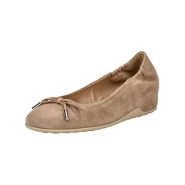 H&ouml;gl H&Ouml;GL Damen Keilpumps "H&ouml;gl Pumps Veloursleder", Gr. 39, beige, Veloursleder, Schuhe