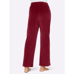 feel good Damen Nickihose, Gr. 18, rot, 80% Baumwolle, 20% Polyester, unifarben, Hosen