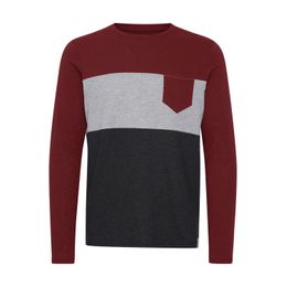 INDICODE Herren Longsleeve "Longsleeve IDMatheo", rot, Gr. XXL, Obermaterial: 100% Baumwolle CO., Shirts