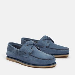 Timberland Bootsschuh "CLASSIC BOAT BOAT SHOE", Gr. 42, blau, Leder, Schuhe, Classic Bootsschuh aus Timberland Premium Leder